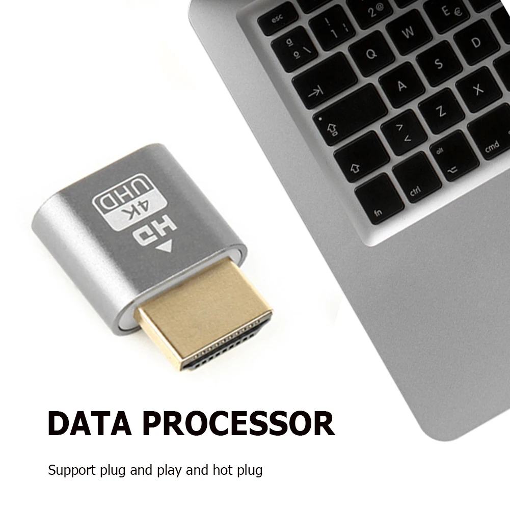 Generic 1-5pcs Hdmi Virtual Display 4k Hdmi Ddc Edid Plug Edid Display Cheat Virtual Plug Hdmi ...